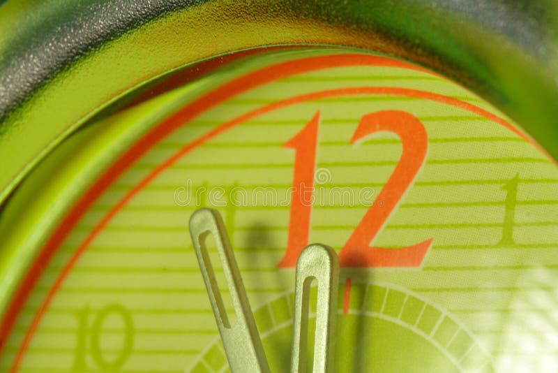 Green Clock Picture. Image: 5350427