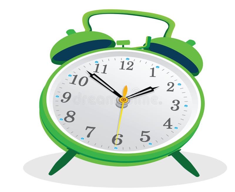 Green Clock stock illustration. Illustration of icon - 53839467