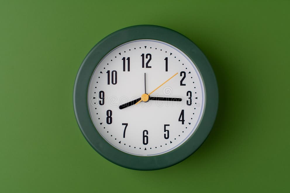Clock Photo in Studio Concept of Time and Efficient Use of Time Stock ...