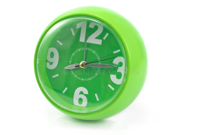 Green clock stock photo. Image of speed, concept, accuracy - 33214028