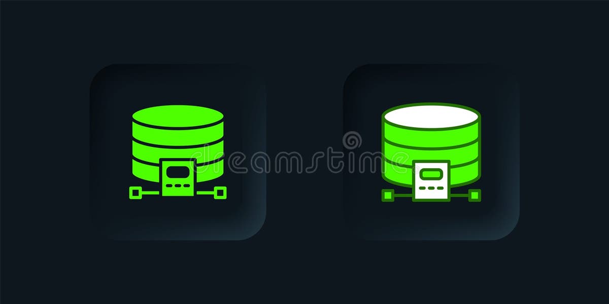 Database Icon Black Background Stock Illustrations – 12,780 Database ...
