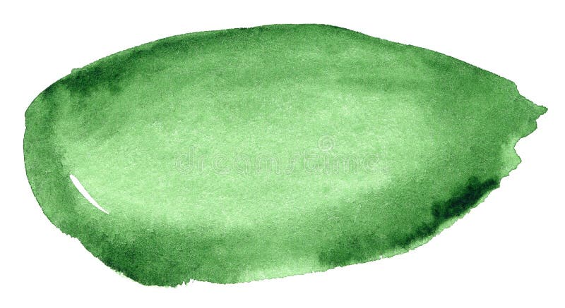 Green Cloud Hand Drawn Abstract Watercolor Background for Text Stock ...