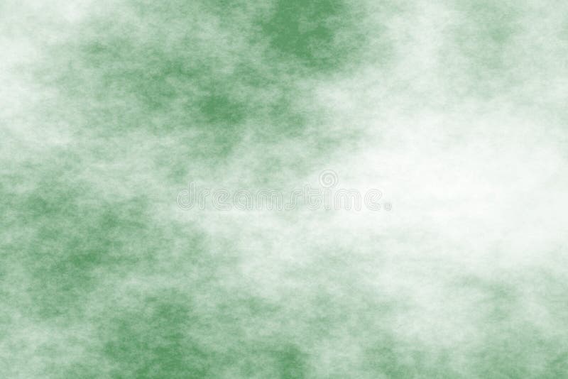 Green Cloud of Ink. Awesome Abstract Background. Drops of Green Ink in ...