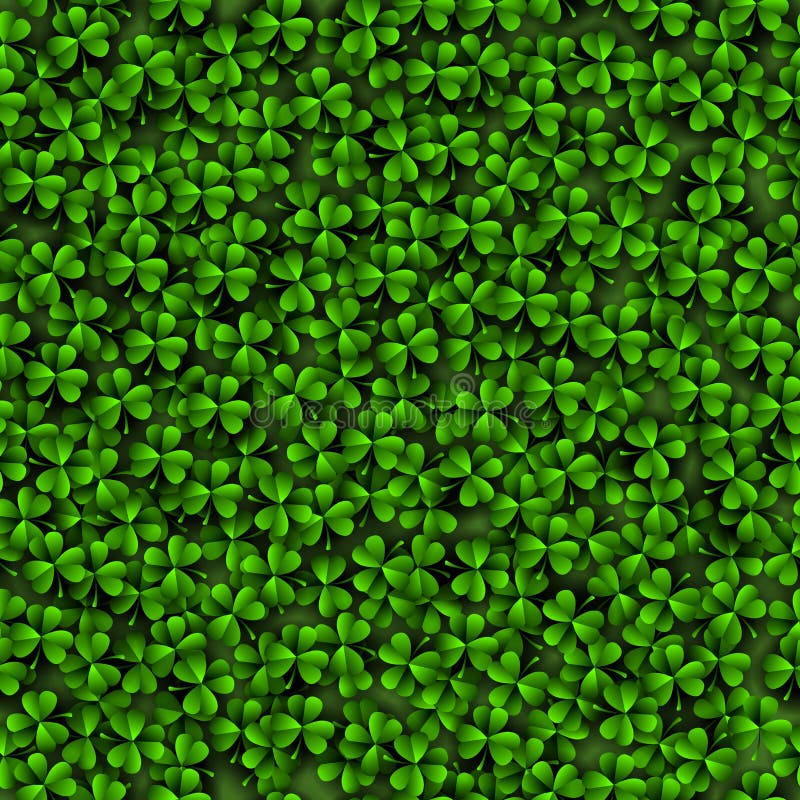 Green clover texture. stock vector. Illustration of beauty - 107292915