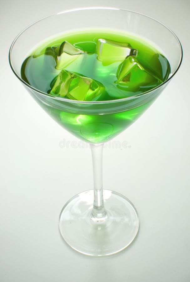 Green cocktail stock image. Image of glass, celebrate - 32907899