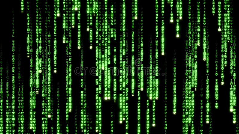 Green Code Matrix Rain Background. Green Code Matrix Rain Background ...