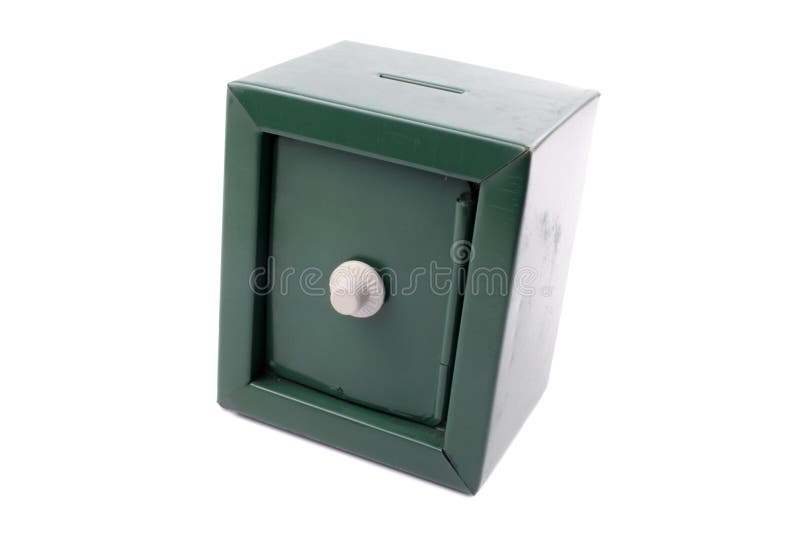 Green coin bank stock image. Image of coin, container - 38602671