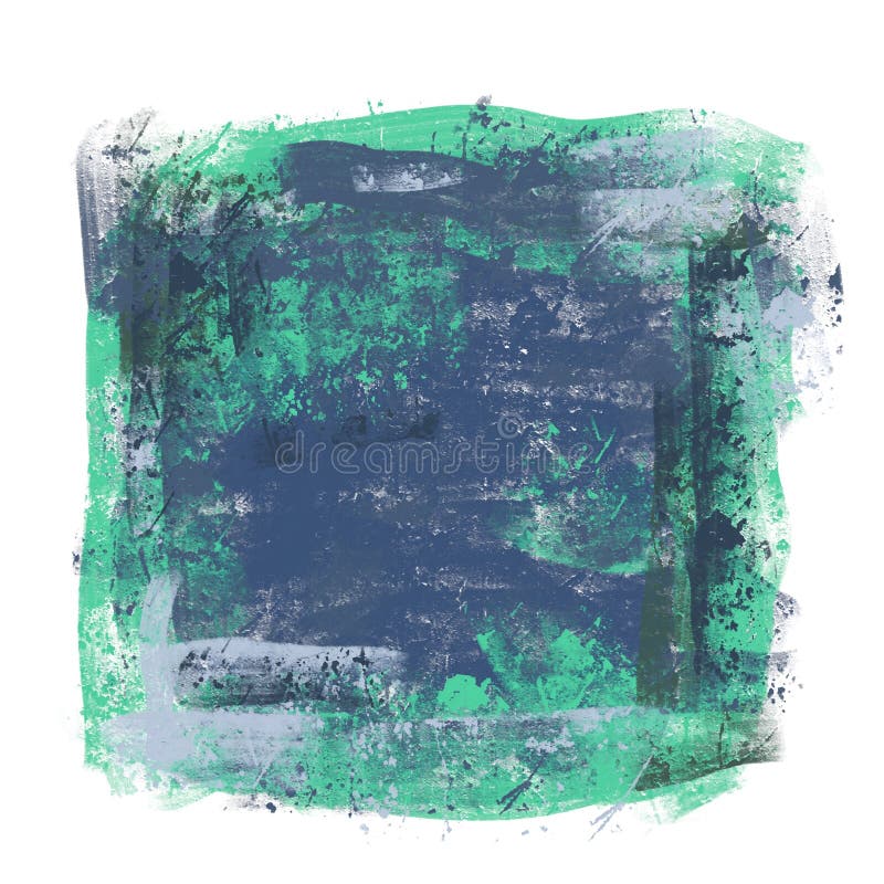 Green Cold Plaster Wall Background Stock Illustration - Illustration of ...