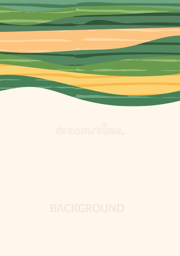 Green Collage Abstract Field Background Vector Illustration. Pattern ...