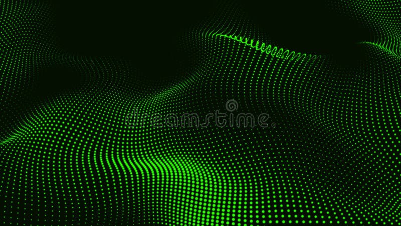 Green Color Background Animation Cyber or Technology Background ...