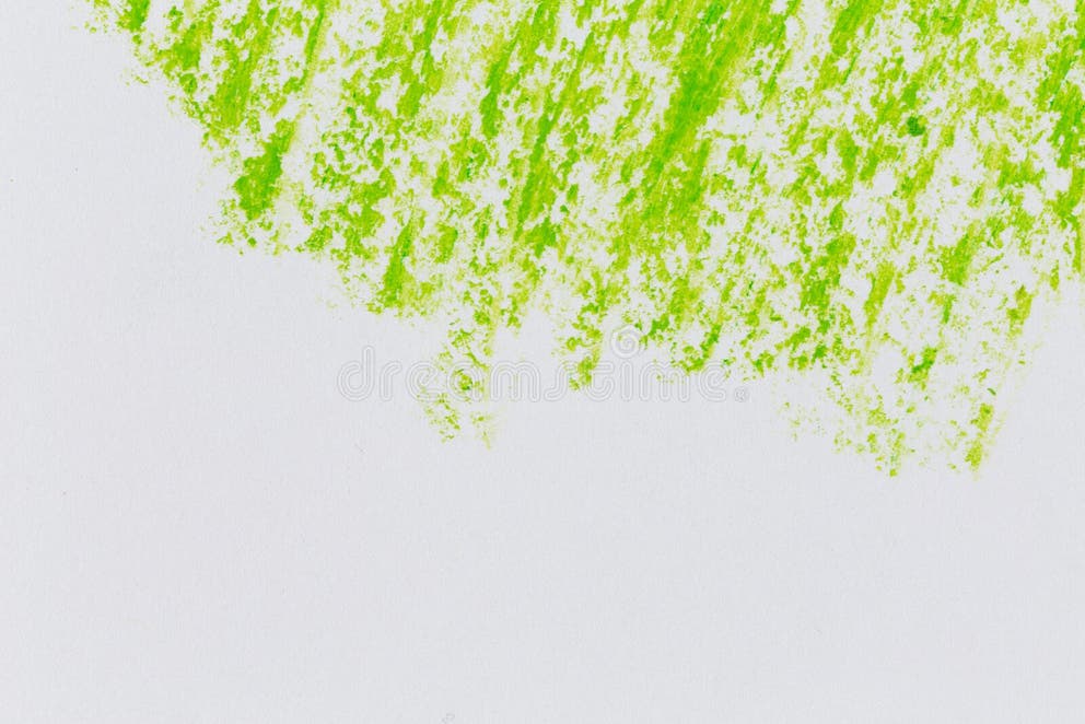 Green Color Crayon Hand Drawing Texture Stock Photo - Image of paint ...