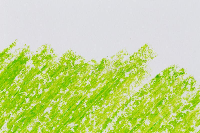 Green Color Crayon Hand Drawing Texture Stock Photo - Image of textured ...