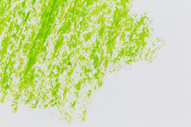 Green Color Crayon Hand Drawing Texture Stock Photo - Image of paint ...