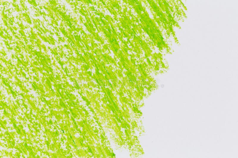 Green Color Crayon Hand Drawing Texture Stock Photo - Image of paint ...