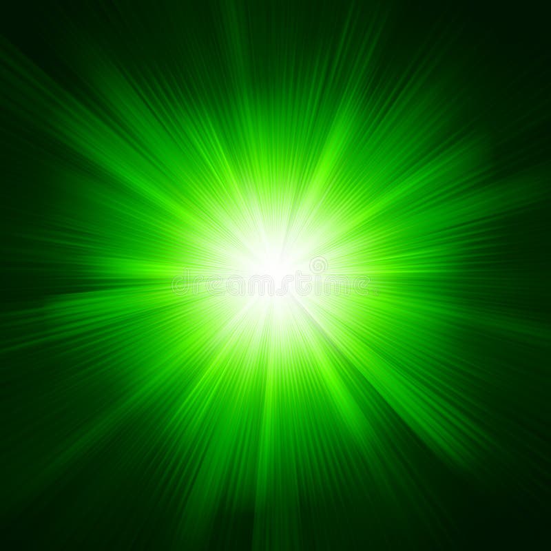Green Color Design with a Burst. EPS 10 Stock Vector - Illustration of ...