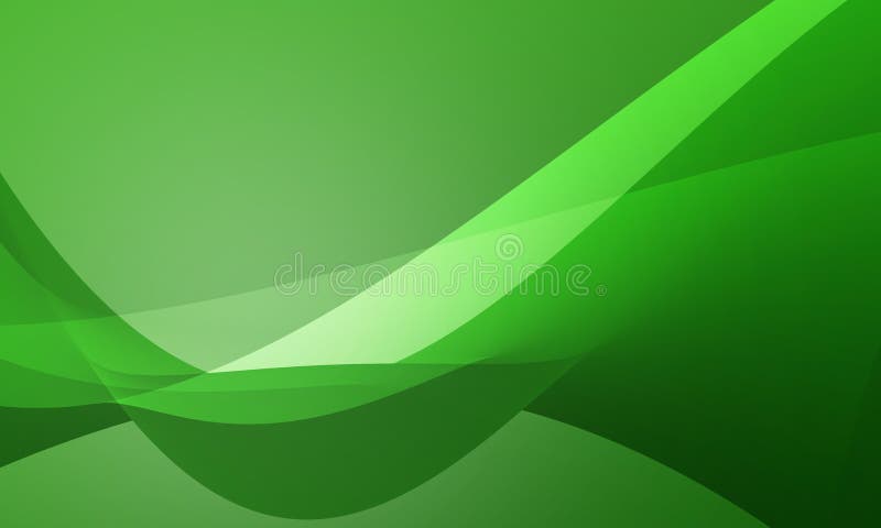 Green Color Lines Curves Waves Smooth Gradient Abstract Background ...