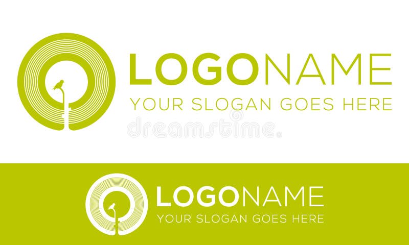 Green Color Music CD Logo Design Stock Vector - Illustration of ...