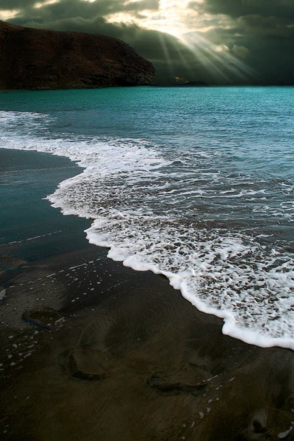 Green color ocean stock image. Image of stone, dark, cape - 8605161