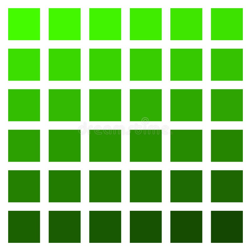 Green Color Palette Vector Green Vegetation Grass Color Palette Stock ...
