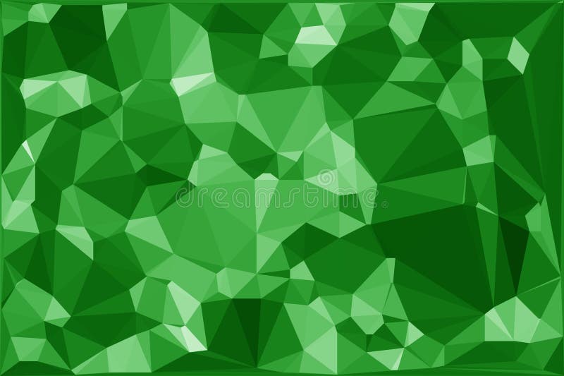 Green Color Polygon Pattern Background Stock Illustration ...