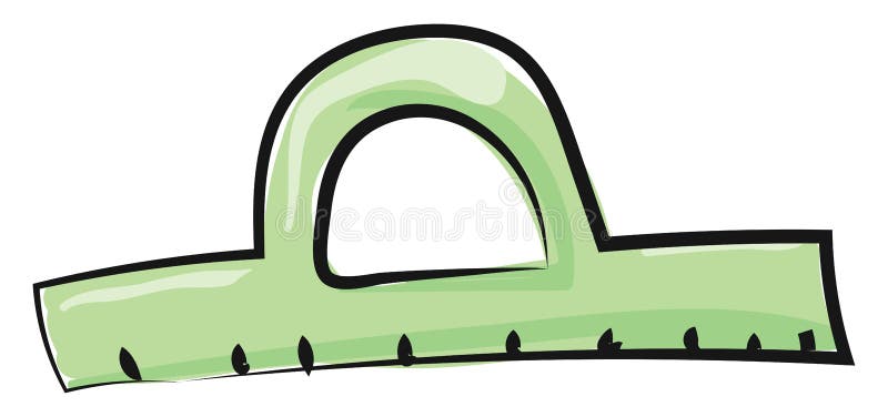 Ruler round glossy buttons stock vector. Illustration of instrument ...