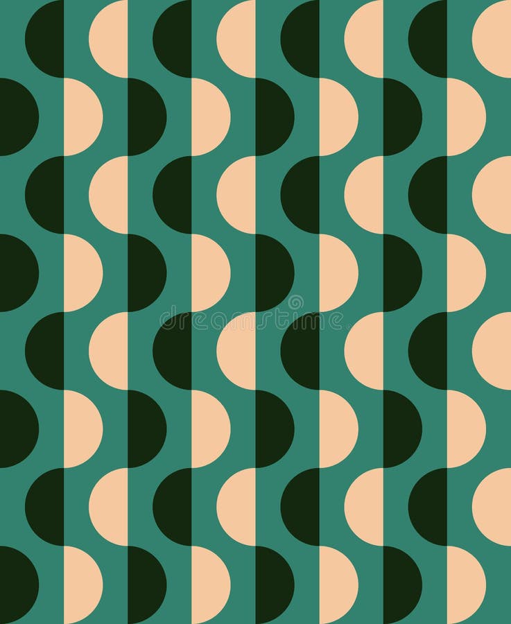 Green Color Texture Pattern. Seamless Textile Design with Circles Stock ...