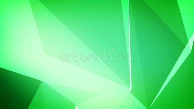 Green color of triangles stock illustration. Illustration of crystal ...