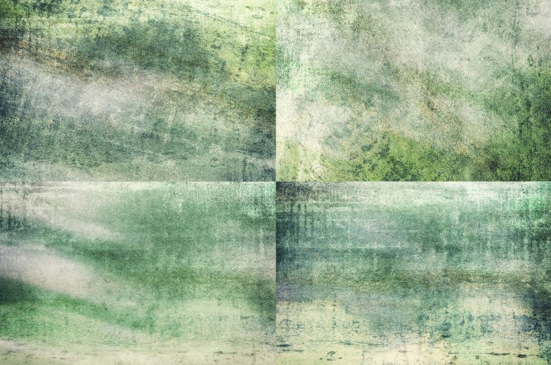 Green Colored Grunge Texture Backgrounds Stock Image - Image of grain ...