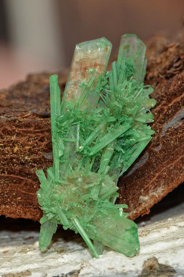 Green Colored Plaster - Crystal Stock Image - Image of calcium, beauty ...
