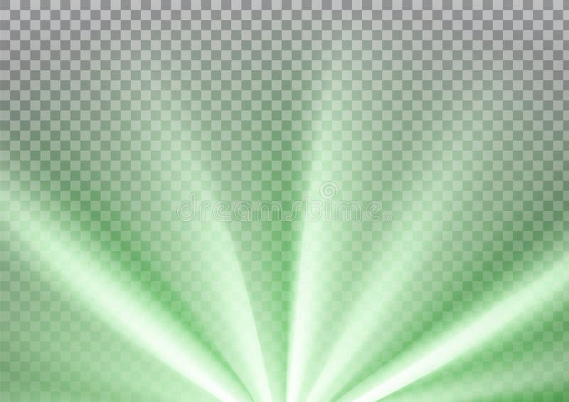 Red Colored Rays with Color Spectrum Flare Stock Illustration ...