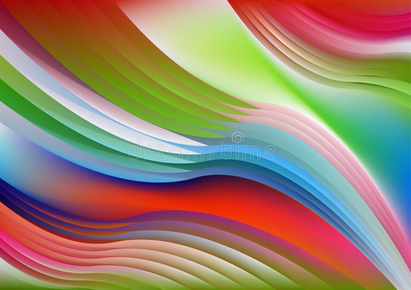 Green Colorfulness Dynamic Background Vector Illustration Design Stock ...