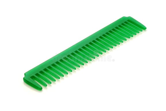 Green comb stock image. Image of utensil, single, care - 10462815