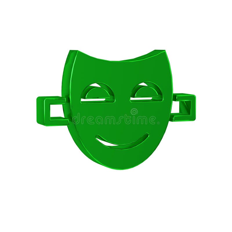 Red Comedy Theatrical Mask Icon Isolated on Transparent Background ...