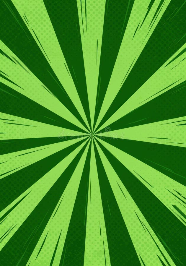 Green Comic Zoom Background Stock Illustration - Illustration of energy ...