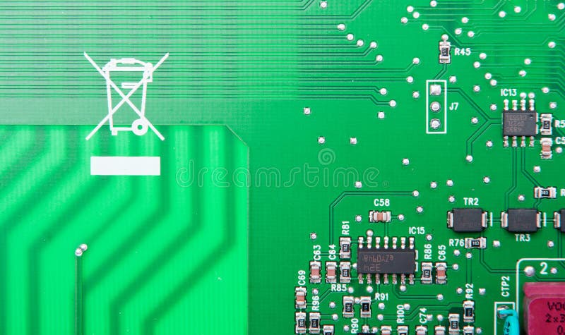 Green computer circuit stock image. Image of industry - 18101391