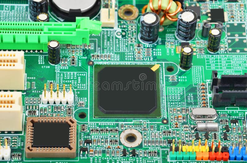 Green computer motherboard stock image. Image of digital - 62776855