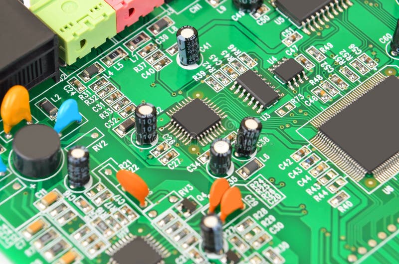 Green computer motherboard stock image. Image of chip - 72963407