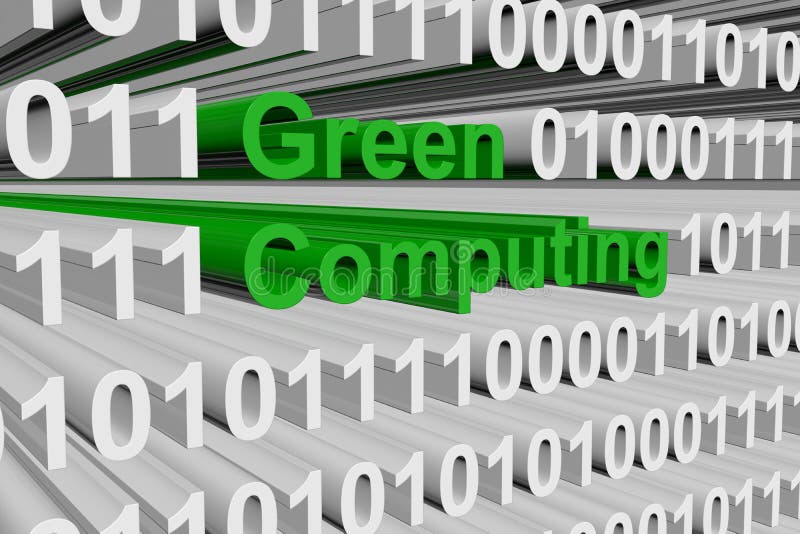 Green computing stock vector. Illustration of device - 19769024