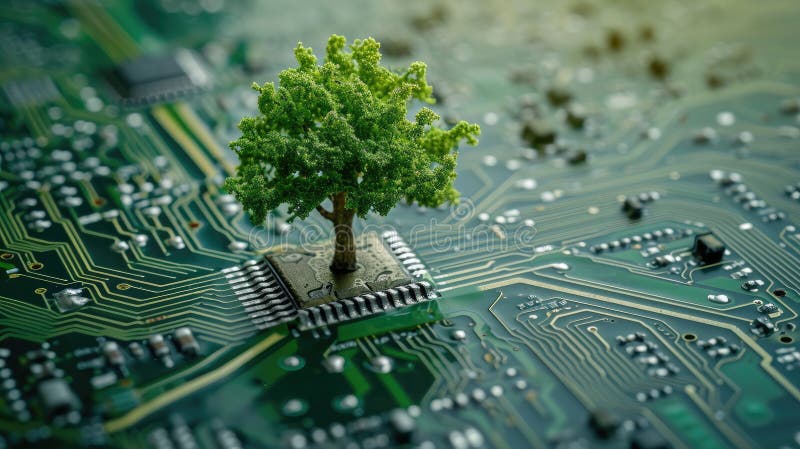 Green Computing Depicted As a Tree Sprouting at the Convergence of a ...