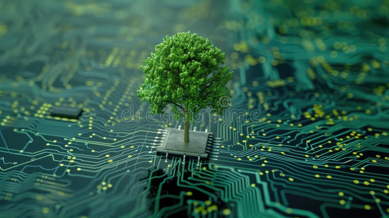 Green Computing Depicted As a Tree Sprouting at the Convergence of a ...