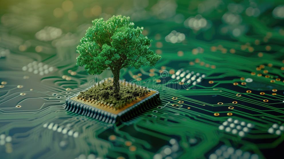 Green Computing Depicted As a Tree Sprouting at the Convergence of a ...