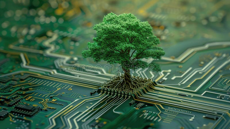 Green Computing Depicted As a Tree Sprouting at the Convergence of a ...