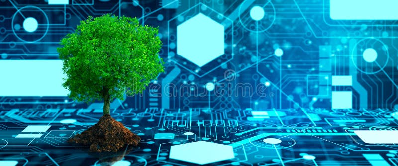 Green Computing, Green Technology, Green it, Csr, and it Ethics Concept ...