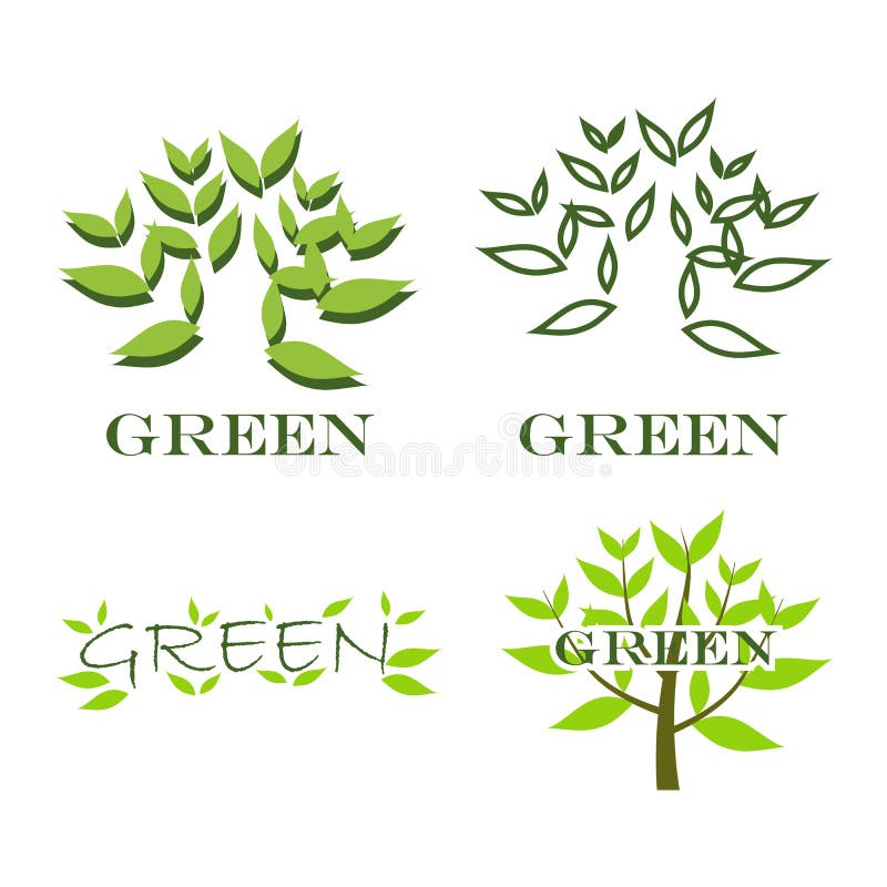 Green concept stock vector. Illustration of green, friendly - 68988932