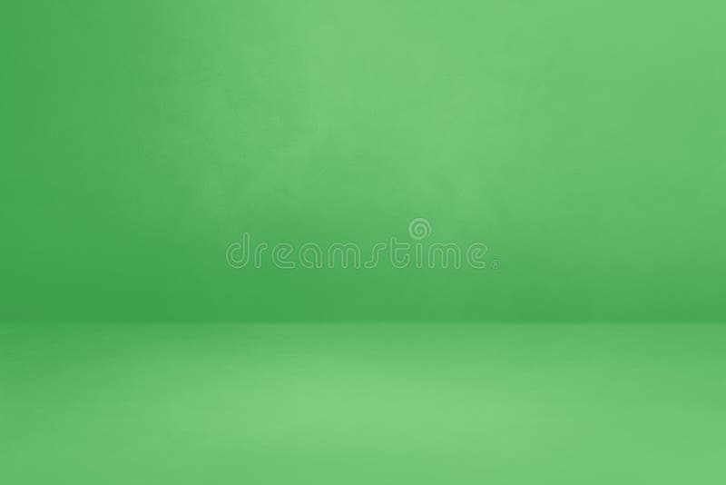 Empty Green Concrete Interior Background Stock Image - Image of light ...