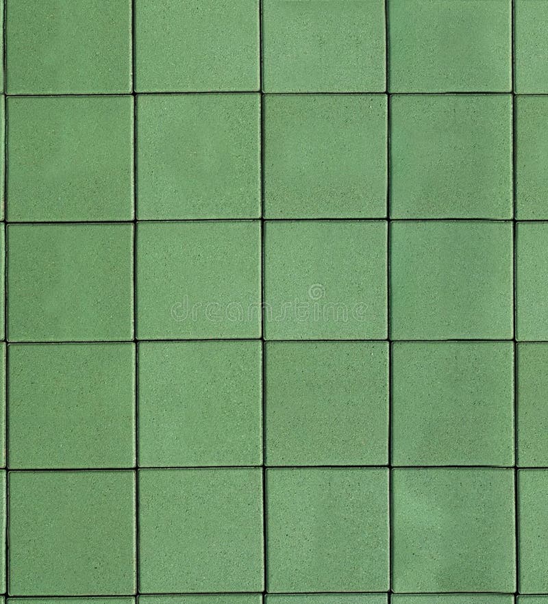 Green Concrete Tile On The Ground. Background Texture Stock Photo ...