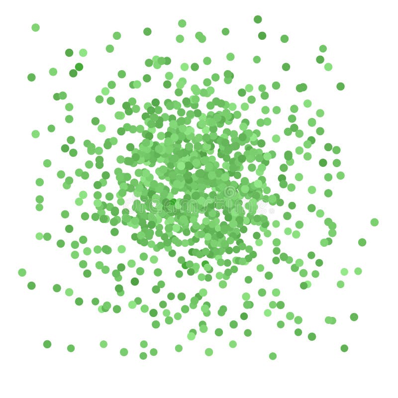 Green Confetti stock illustration. Illustration of confetti - 59443054