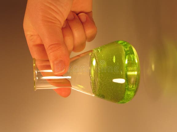 Green Conical Flask III stock image. Image of sharp, flacon - 12681
