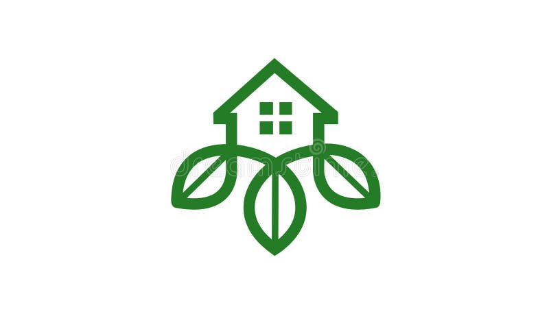 Green Construction Home Logo Stock Vector - Illustration of property ...
