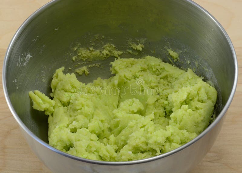 Green cookie dough stock image. Image of food, flour - 83407681